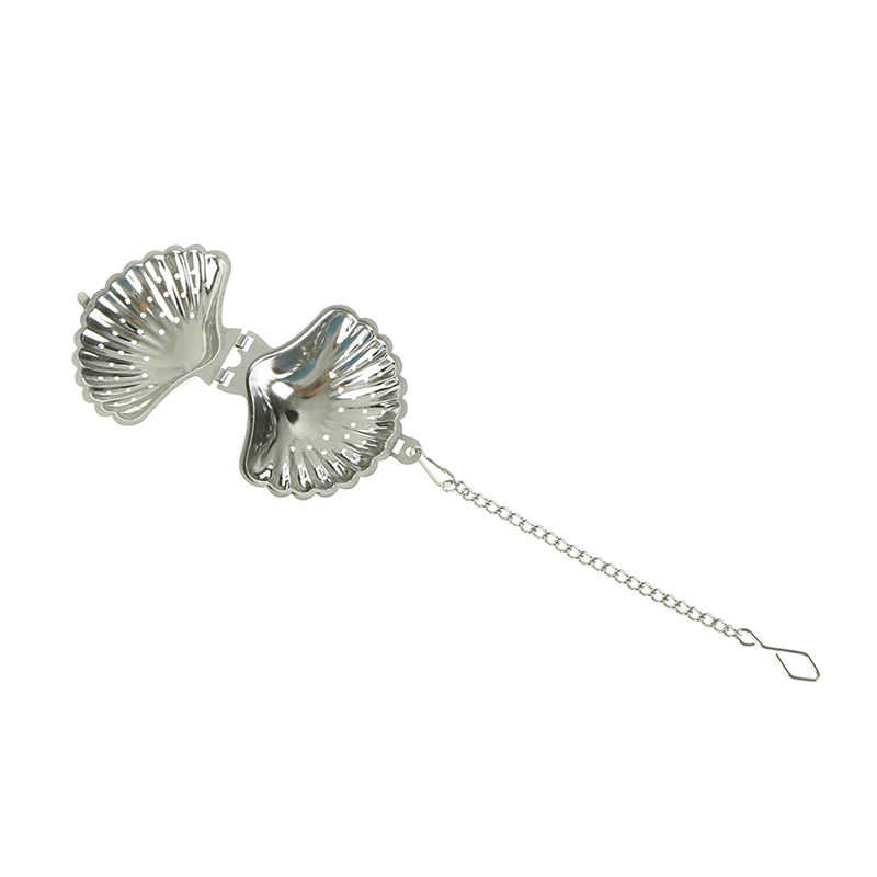 Shell Shape Stainless Steel Tea Spice Herbal Strainer Filter Diffuser ...