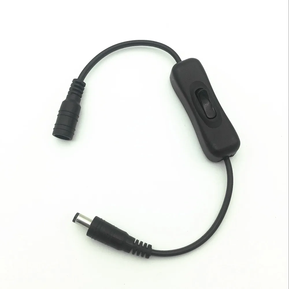 10pcs DC12V Black / white direct insertion switch manual DC power ...