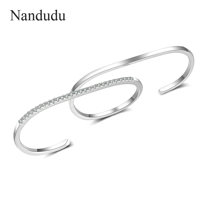 Nandudu Size 6 Size 7 Adjustable Size Ring Accessories New Silver Color nandudu-size-6-size-7-adjustable-size-ring-accessories-new-silver-color