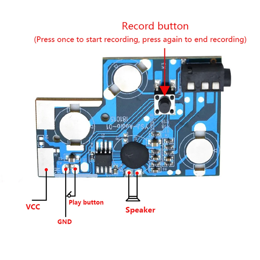 Recordable Voice Module 120S Sound Music Gift Greeting Light Control ...