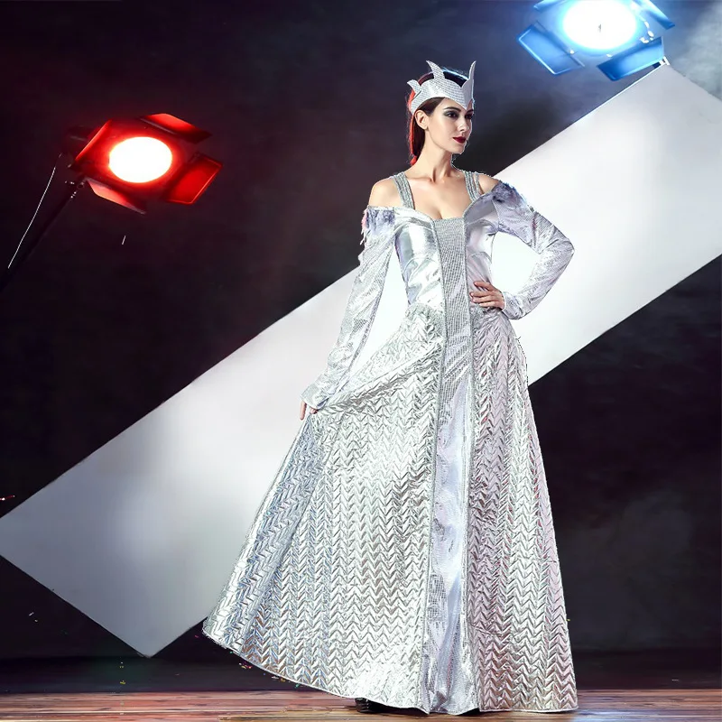 Online Kaufen Großhandel erwachsene eis königin kostüm aus China ...