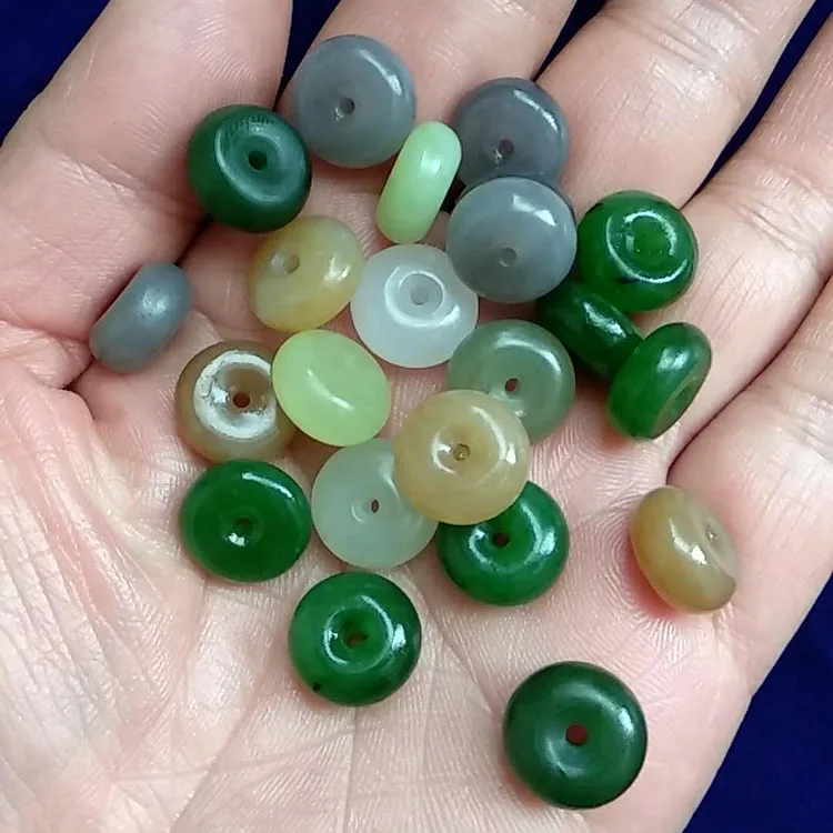 A Series Of Three Genuine Wholesale Natural Jade Jewelry Jade Jade ...