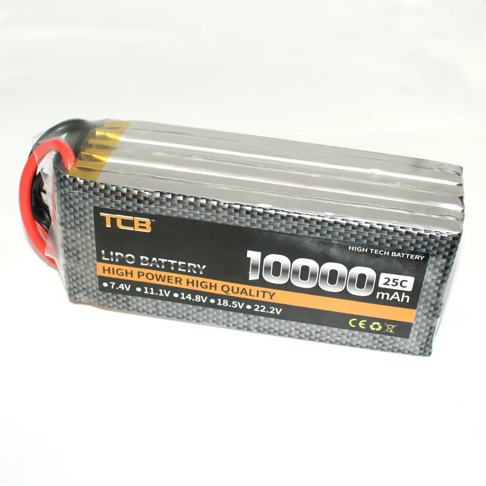 Free Shipping Lipo Battery 6s 222 V 10000 Mah 25c For Rc Airplane In Parts And Accessories From