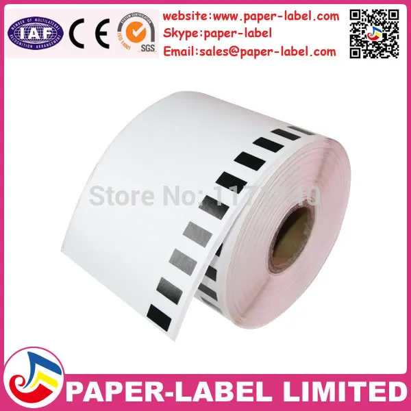 62 * 30 black marking continuous feed, Brother barcode machine is ...