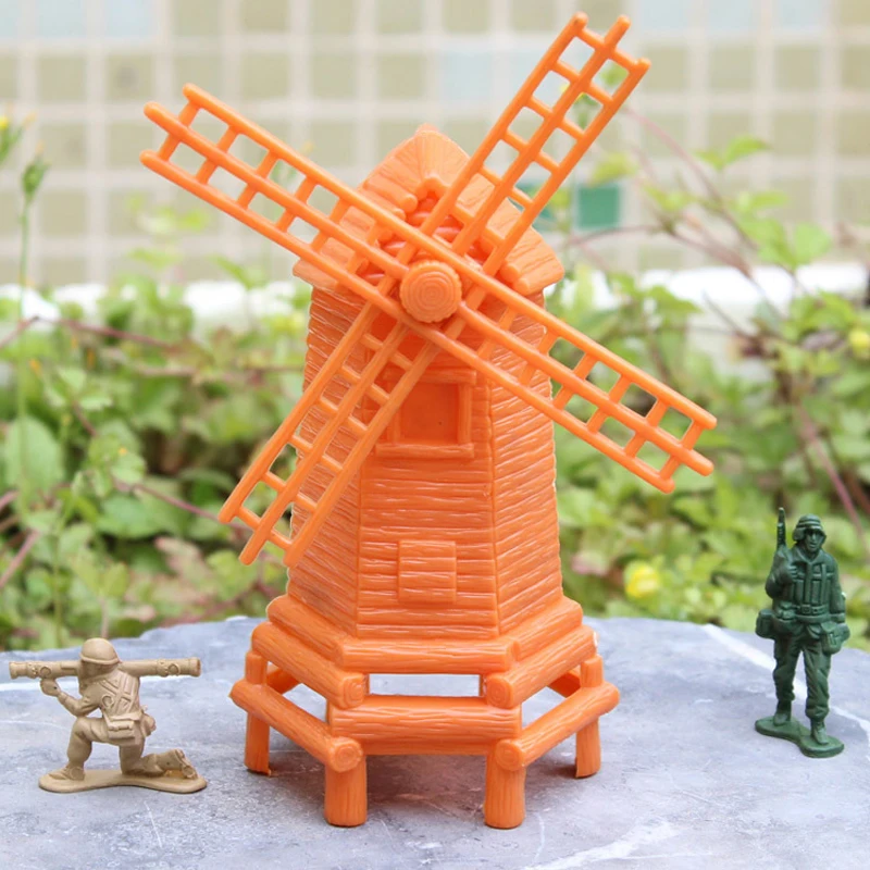 Windmill pavilion military sand table model accessories bulk Soldier ...