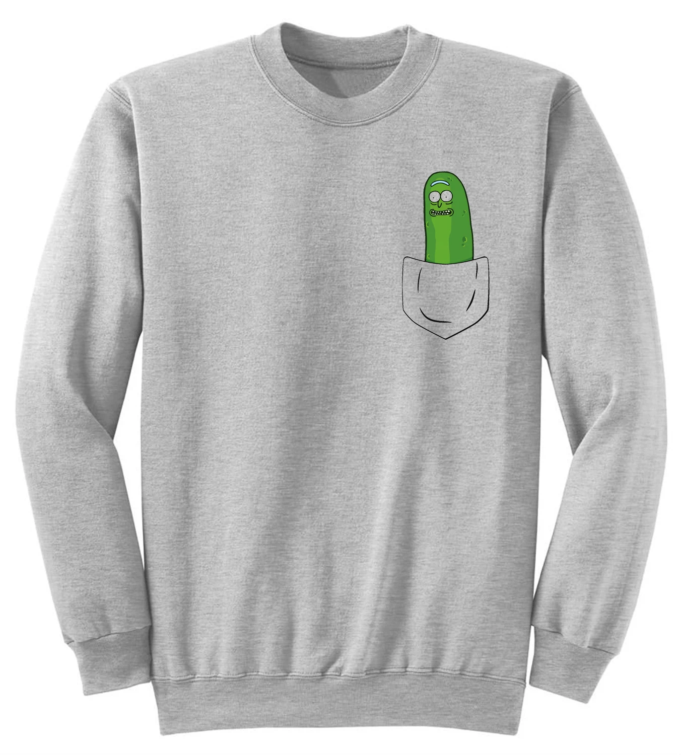 Women Men Rick And Morty Fashion Pickle Rick Clothing Jersey Sweats ...
