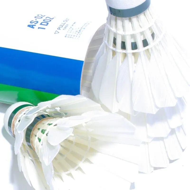 Original YONEX Shuttlecock Aerosensa AS 02 Badminton DUCK feather ...