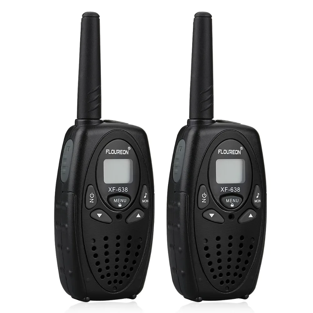 FLOUREON XF-638 8 Channel Walkie Talkies UHF400-470MHz Two-Way Radio ...