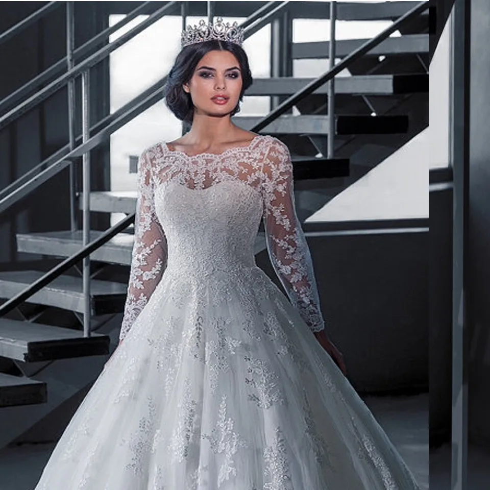 Popular Long Sleeve Winter Wedding Dress Buy Cheap Long Sleeve Winter