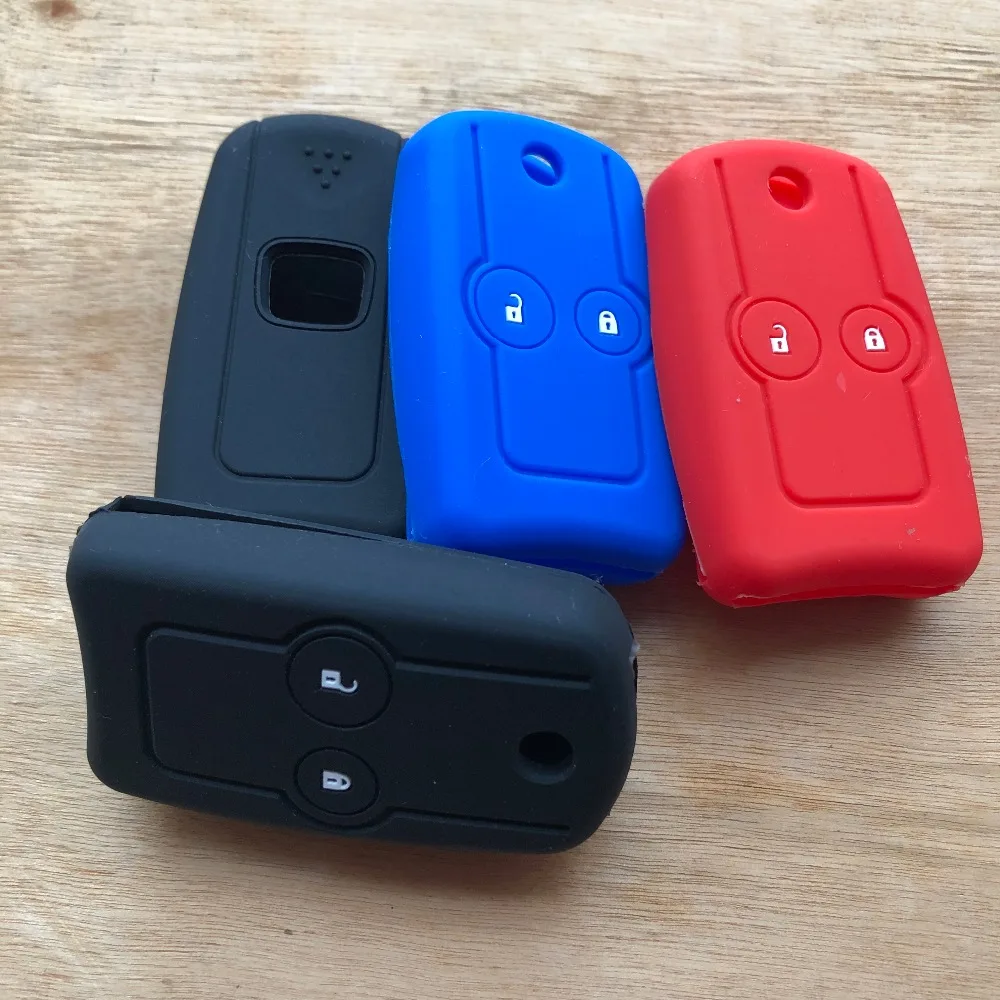 SILICONE COVER CASE PROTECTOR FOR HONDA 2 BUTTON REMOTE KEY FOB CASE ...