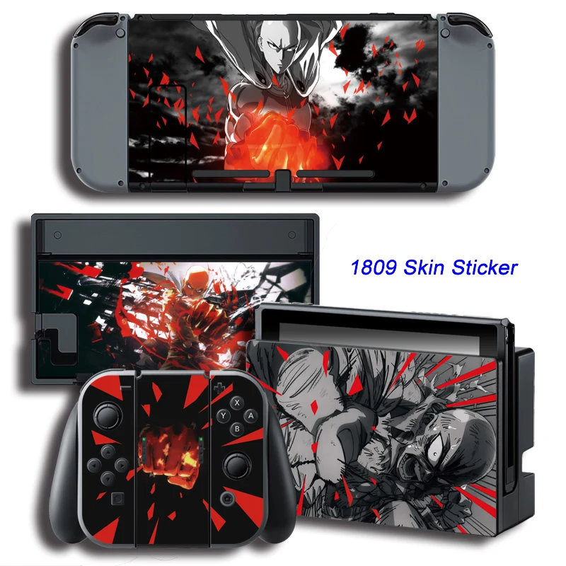 One Punch Man Skin Sticker for Nintendo Switch Console Controller Dock ...