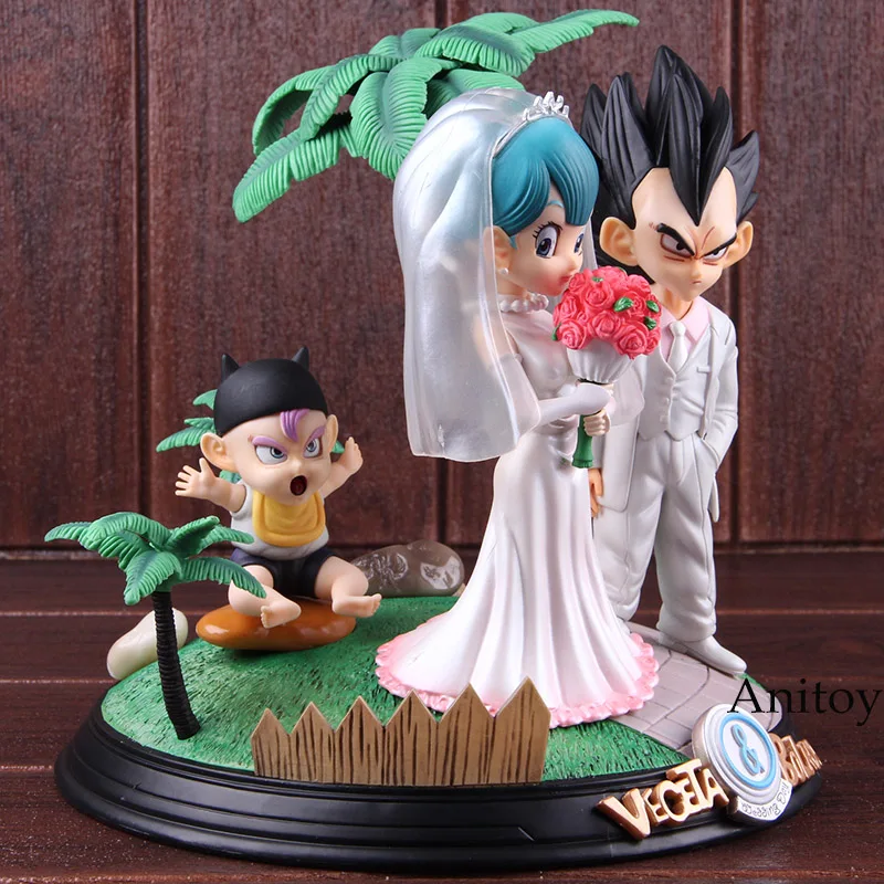 Dragon Ball Vegeta & Bulma Wedding Day PVC Anime Dragon Ball Figure Set ...