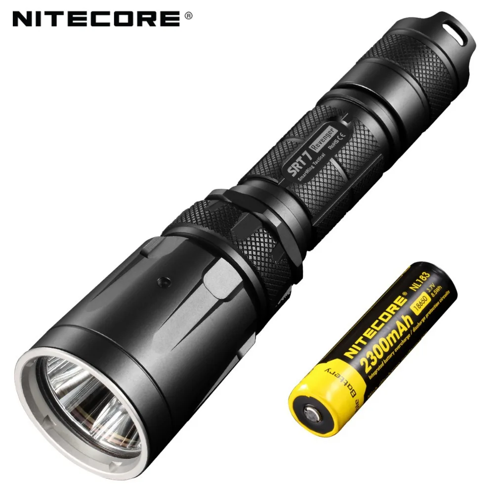 Original NITECORE SRT7 T6 LED Stepless Dimming Military Police Tactical ...