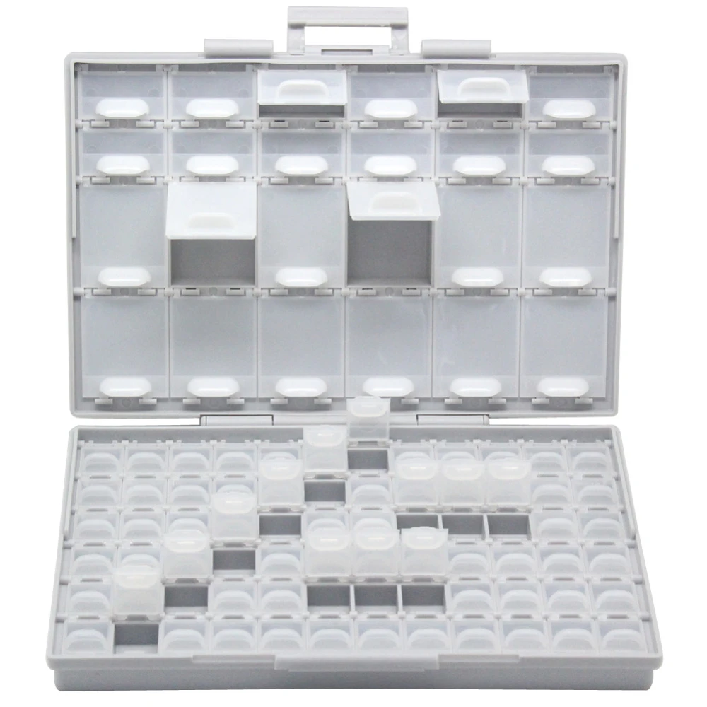 Aidetek Resistor Capacitor Organizer Craft Beads Storage Box Kit ...