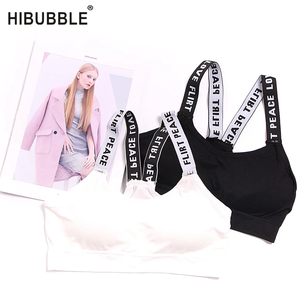 Push Up Bra Back Letter Designer Bras For Women Sexy Bra Black /white ...