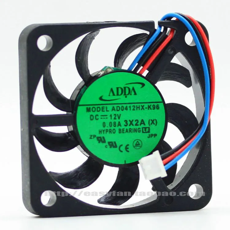 COOLING-REVOLUTION-AD0412HX-K96-4cm-40mm-fan-4006-12V-0-08A-3-wire-slim ...