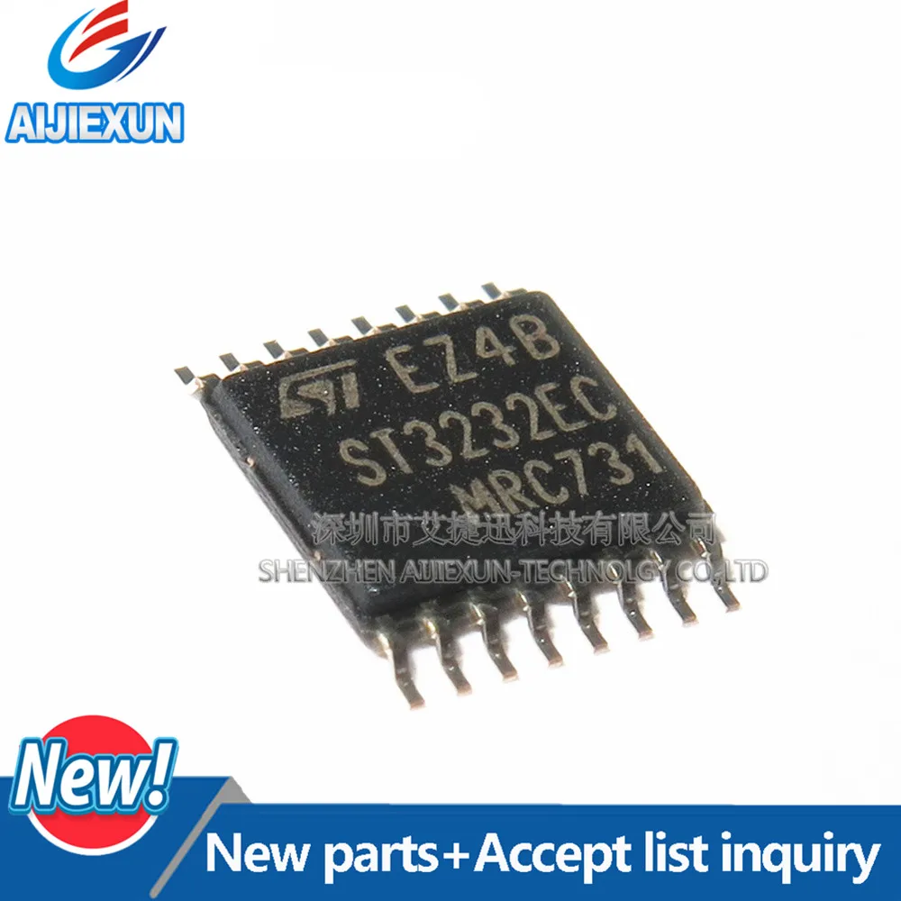10pcs St3232ectr St3232ec Tssop16 15kv Esd protected 3 To 5 5v Low 10pcs St3232ectr St3232ec Tssop16 15kv Esd protected 3 To 5 5v Low