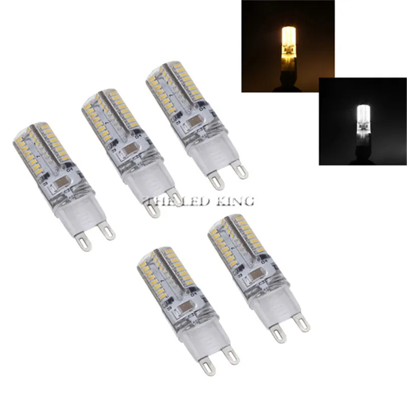 Mini bombilla LED G9 de 5 unids/lote, 7W, 9W, 12W, 15W, 21W, 48, 64, 96 ...