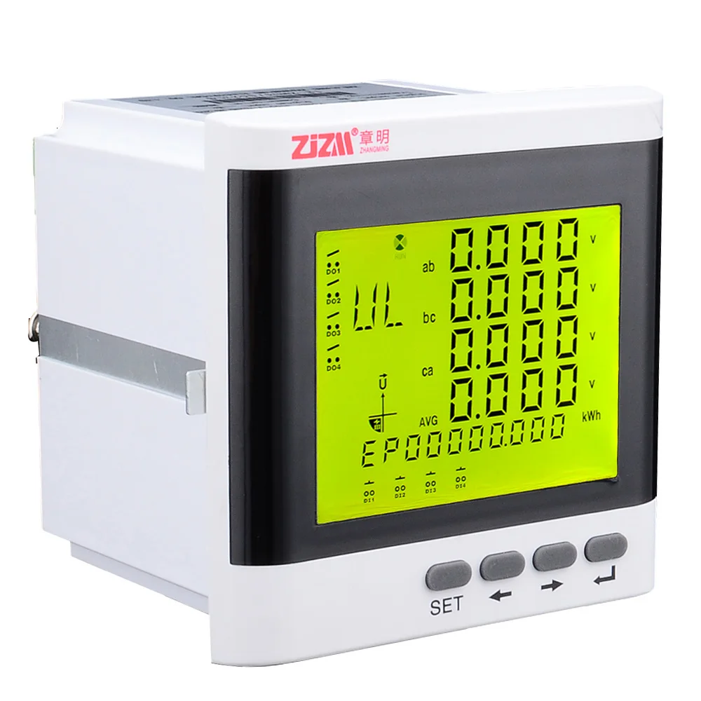 3-Phase-Multi-function-Power-Meter-Digital-LCD-Display-Energy-Voltage-Current-Meter-with-RS485 ...