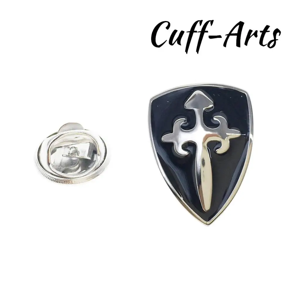 Brooch Lapel Pin For Men Badge Medieval Shield Knights Lapel Pin Badge ...