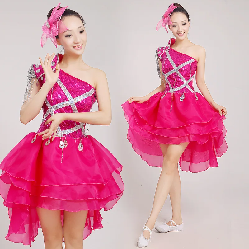 New style Adult Latin dance costumes for women Sequined Fringe dancing ...