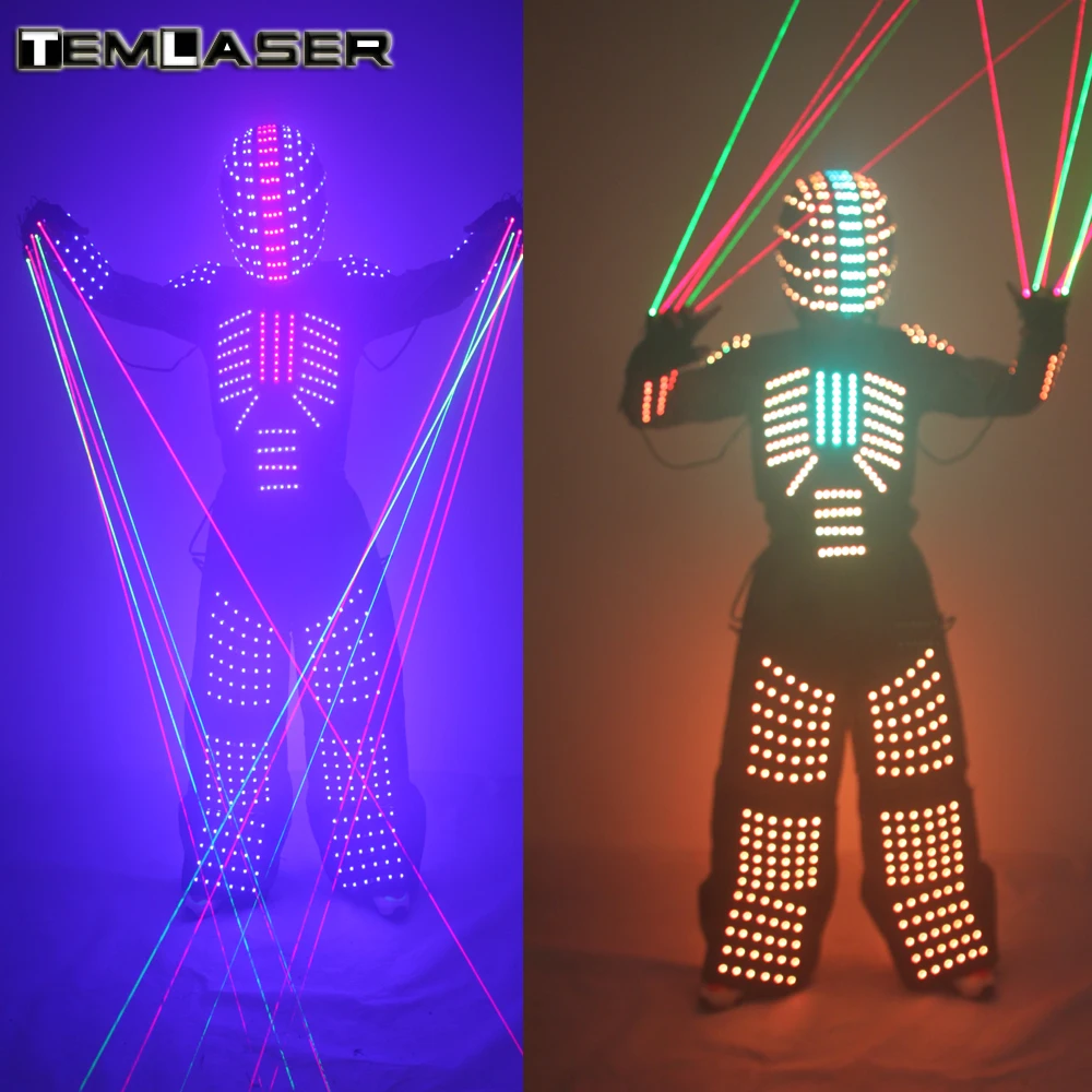 2018 New RGB LED Costume LED Clothing Light Suits LED Robot Suits 2018 New RGB LED Costume LED Clothing Light Suits LED Robot Suits