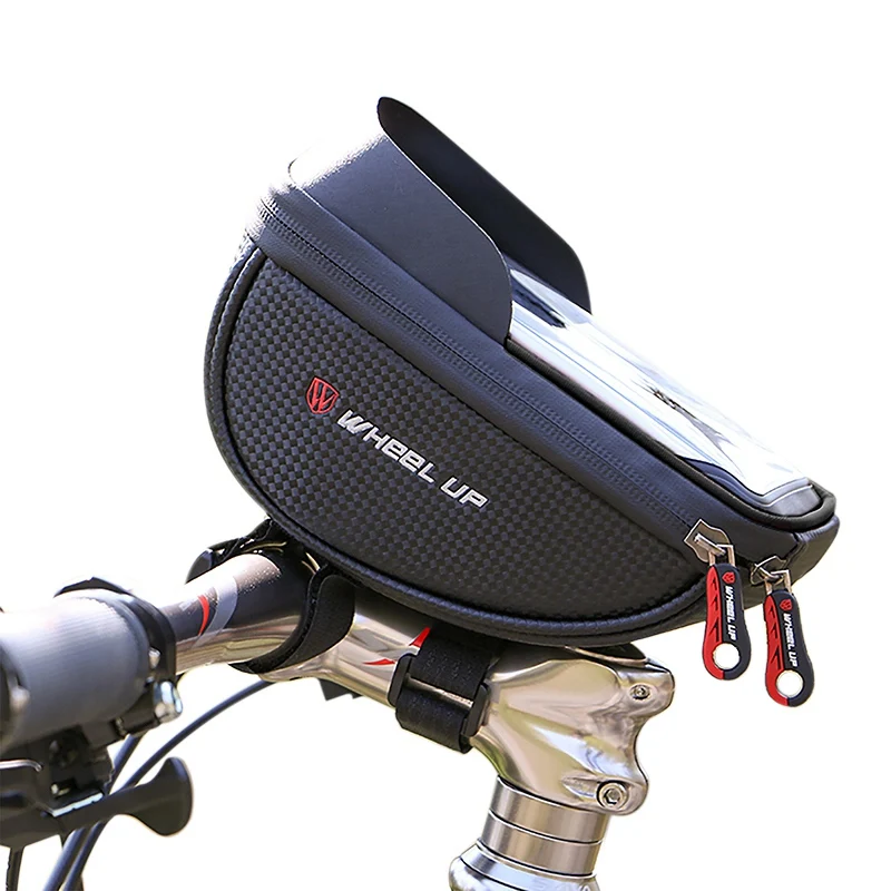 Waterproof Cycling Bags Bicycle Cell Phone Holder Mtb Front Tube Frame ...
