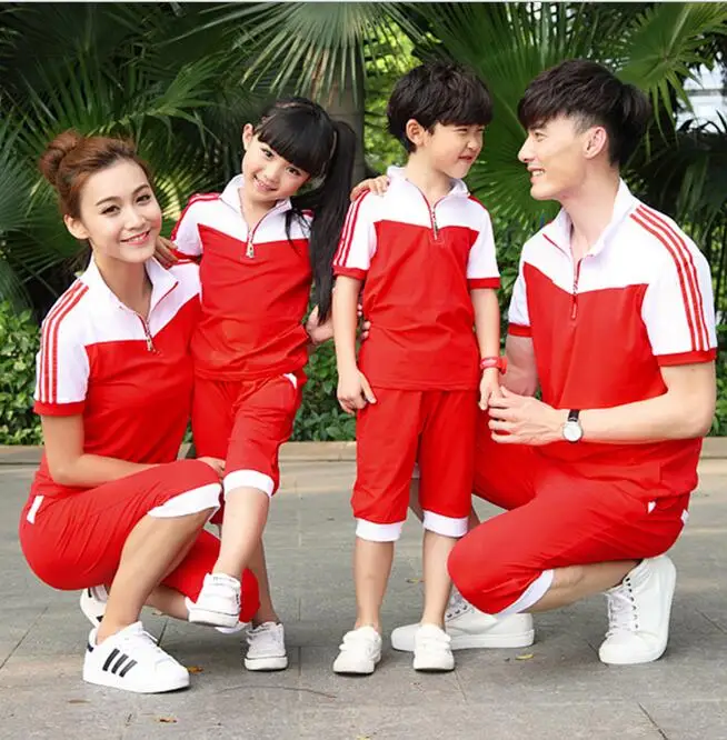 New Look Family Matching Clothes Short Sleeve Mom And Daughter Sports ...