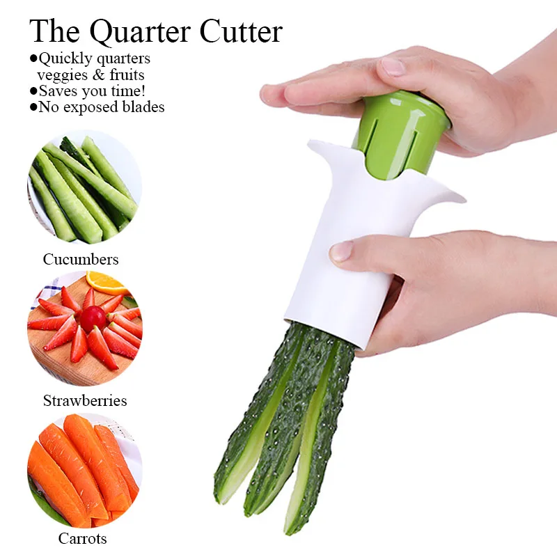 Domestic kitchen fruit cutter cucumber blade cutter fruit and vegetable ...