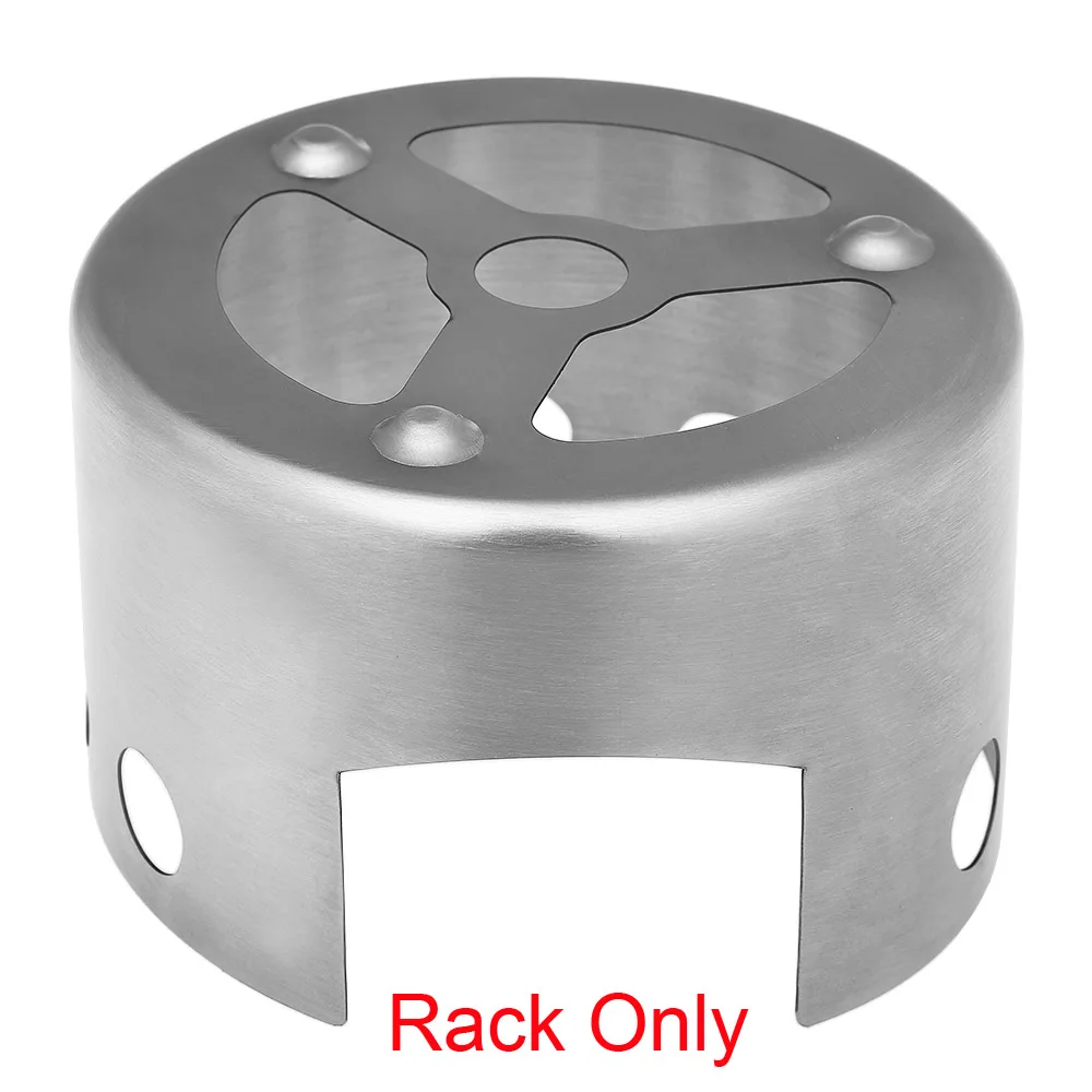 Portable Alcohol Stove with Rack - Campers Haven
