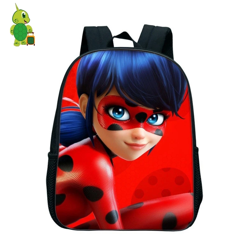 Cartoon Miraculous Ladybug Backpack Baby Kids Cat Noir Marinette ...