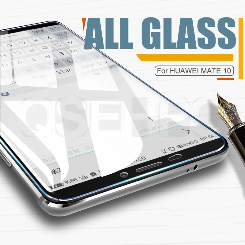 3D полное покрытие из закаленного стекла для huawei mate 9 10 20 Lite Защитная пленка для экрана ...