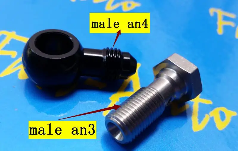 3/8unf Thread Male An3 An 3 Banjo Adaptor To Male An4 An 4 -4an For ...