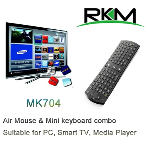 RKM MK704 Sensor Remote,Fly air mouse+wireless mouse + remote control ...