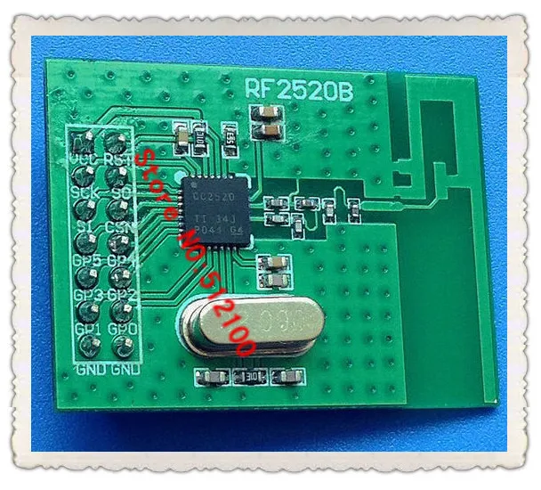 5PCS 2.4GHz RF Wireless Transceiver Module CC2520 250KPBS embedded ...