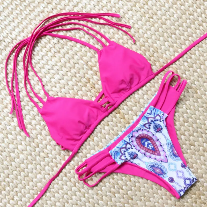 Buy Beachwear African Bikini Push Up Swimwear Women
