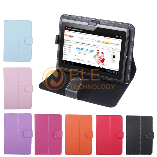 Aliexpress.com : Buy PU Leather Case Cover for 7" Tablet PC MID 7inch ...
