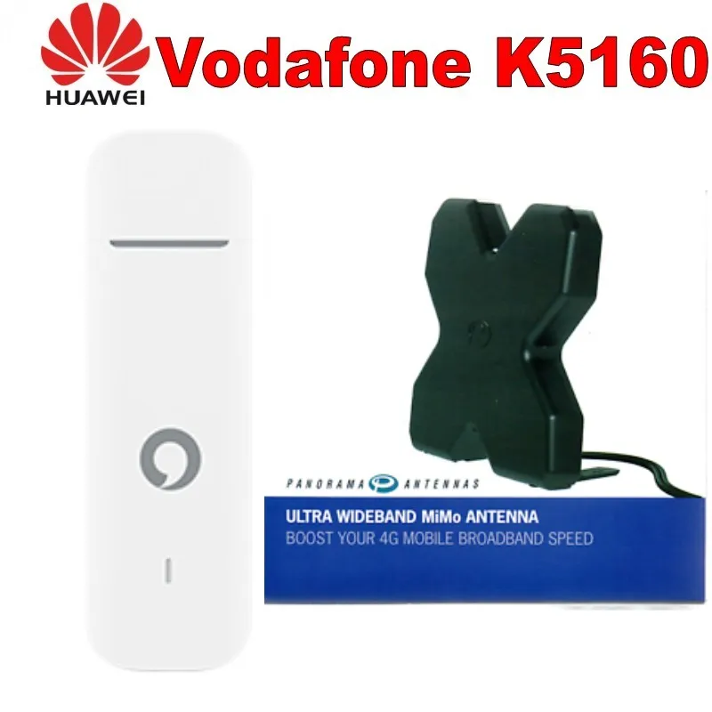 Unlocked Huawei Vodafone K5160 with Antenna 4G LTE Modem Stick Datacard ...