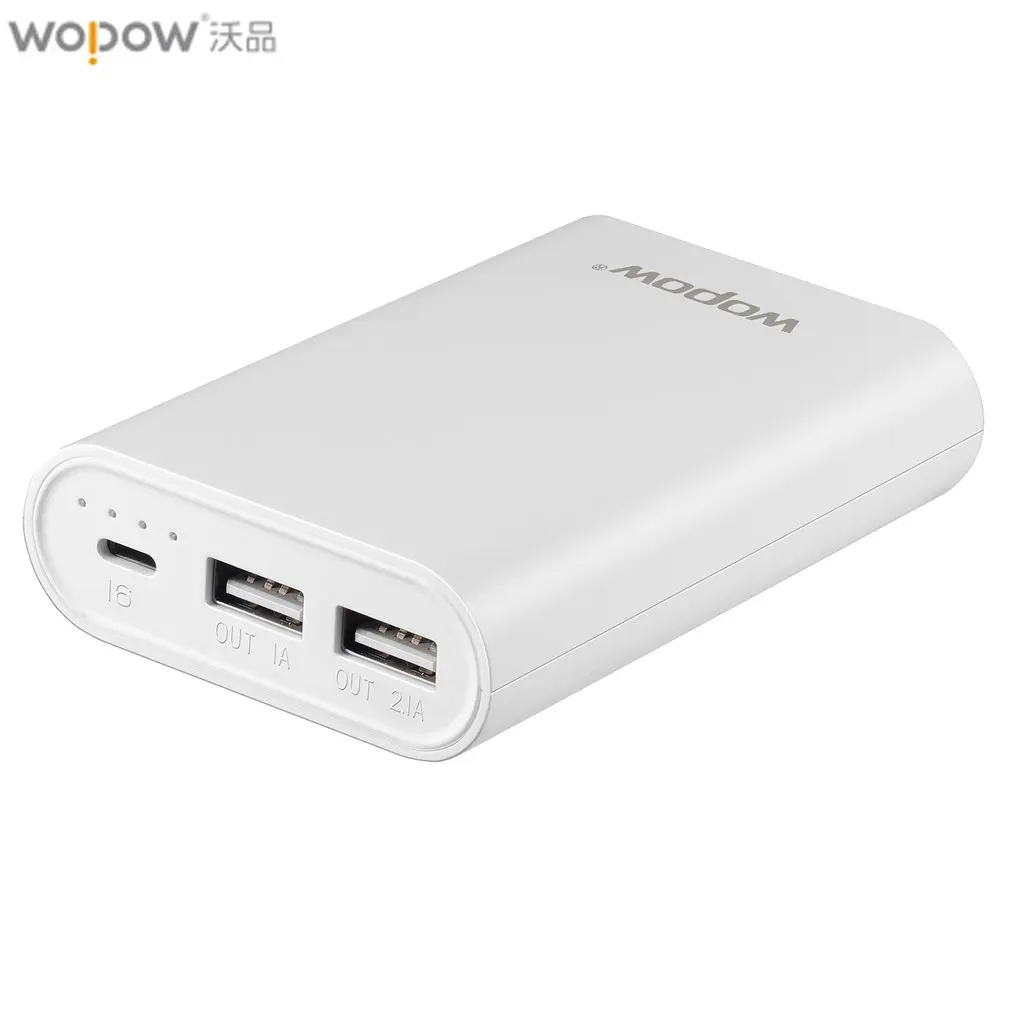 WOPOW P10plus 10050mAh Power bank Dual USB quick charge phone Powerbank ...