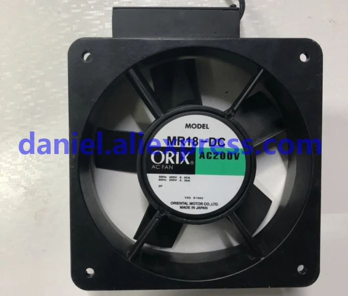 Original ORIX MR18 DC 200V 1806518CM 0.25A/0.30A Large Air Volume Fan ...