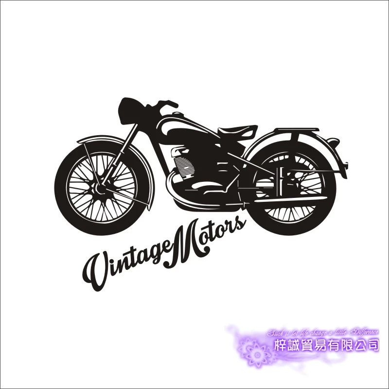Vintage Motorcycle Graphic