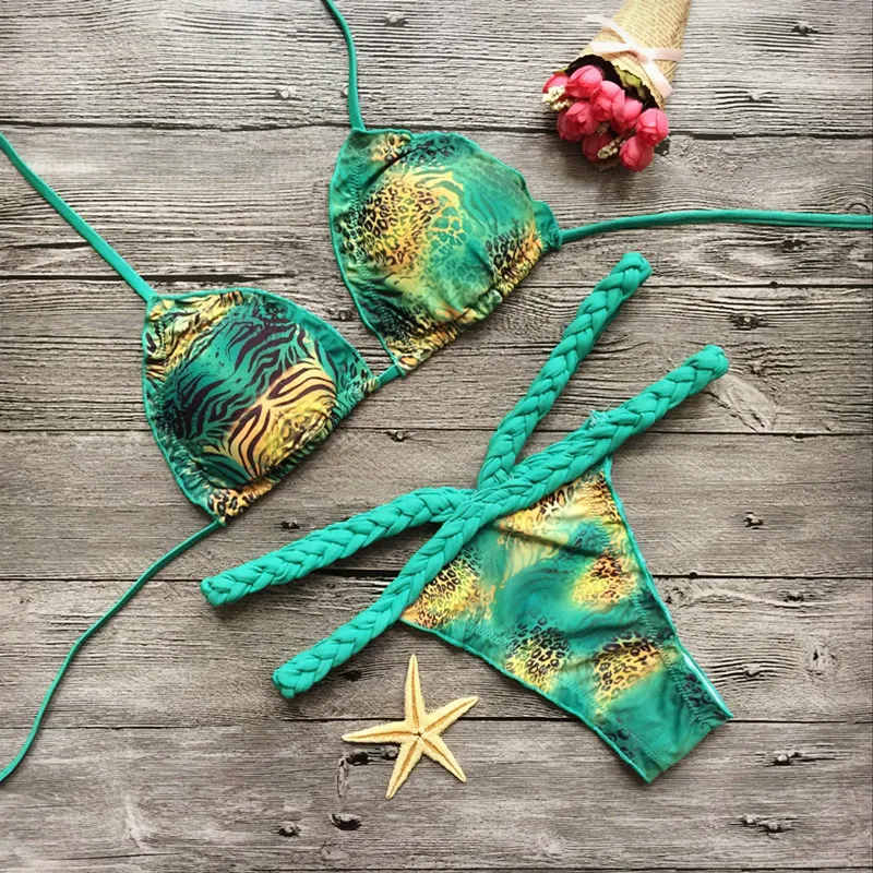 2018 bikini set summer swimsuit women sexy brazilian bikini beach wear ...