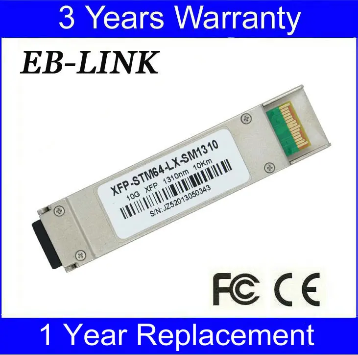 Para Compatible con enebro, EX XFP 10GE LR monomodo 10KM 10G XFP módulo ...