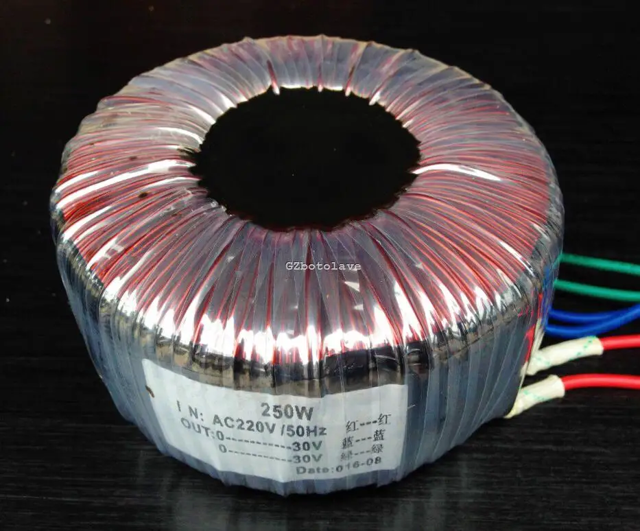 250w Oxygen Free Copper Transformer A Core Transformer Pure Copper ...