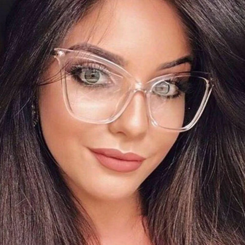 Fashion Cat Eye Eyeglasses Frame Women Computer Optical Eye Glasses Fashion Cat Eye Eyeglasses Frame Women Computer Optical Eye Glasses