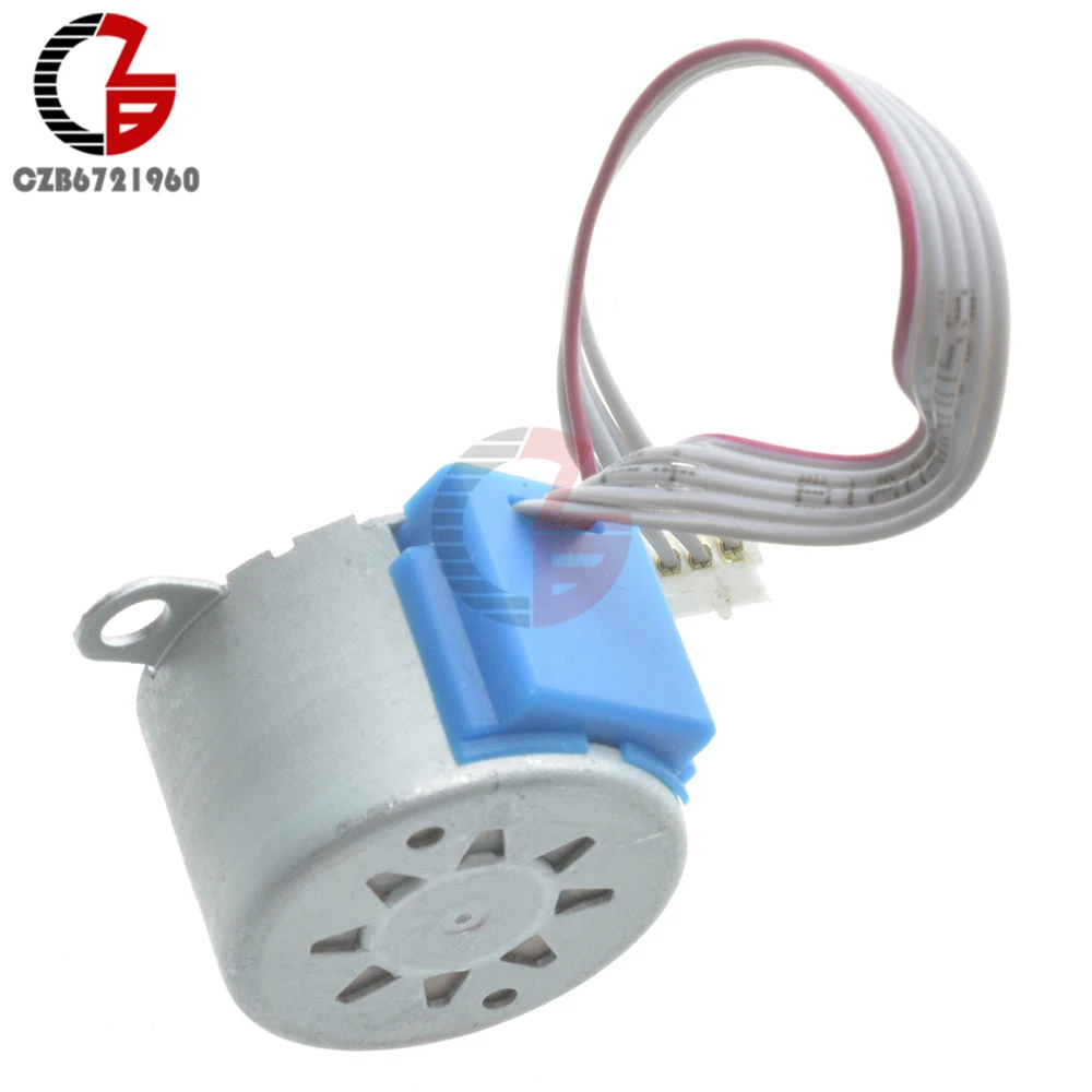 28BYJ-48 Valve Gear Stepper Motor DC 5V 4 Phase Step Motor Reduction ...