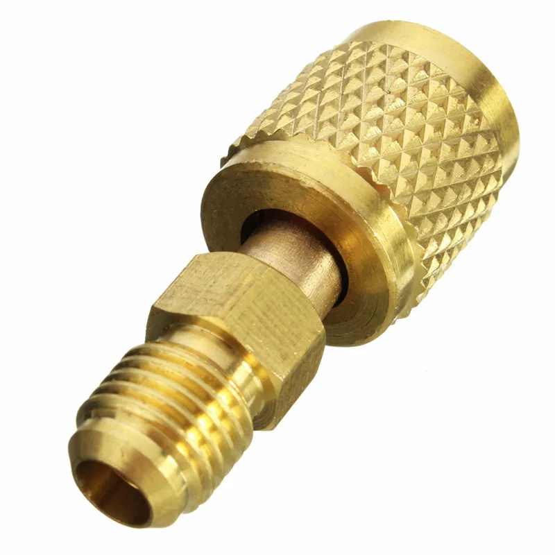 1/4'' Male SAE x 5/16'' Female Low Loss SAE Straight Adapter Connector ...