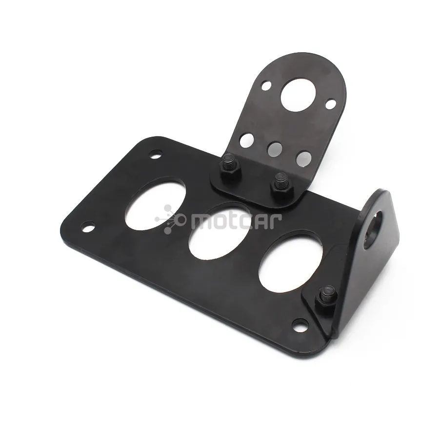 Side Mount Black Motorcycle License Plate Number Plate Bracket For ...