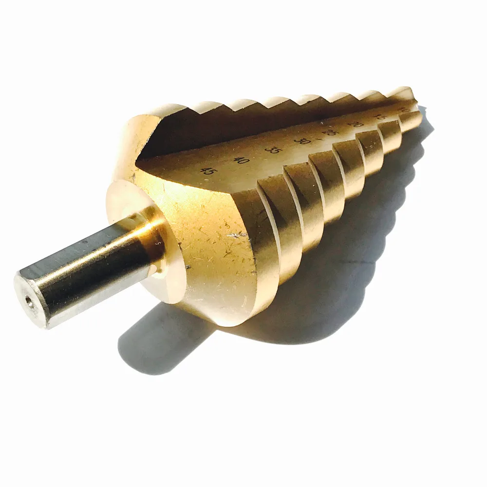 HSS 4241 Straight flute Step Drill Bit Metric Flute core drill bit TIN ...