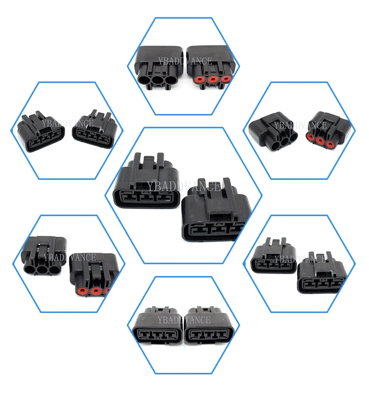 QLW-A-B3F-B-6-3mm-250-Series-3-Pin-Female-Waterproof-ECU-Automotive ...